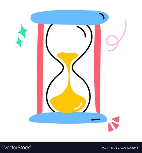 Sand Timer Royalty Free Vector Image VectorStock