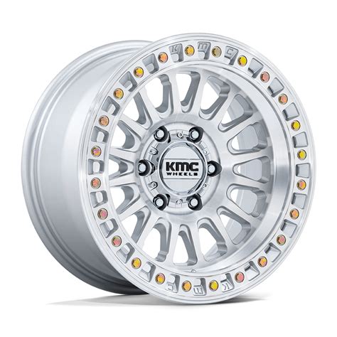 Kmc Km552 Ims Gloss Silver W Machined Face Wheelsasap