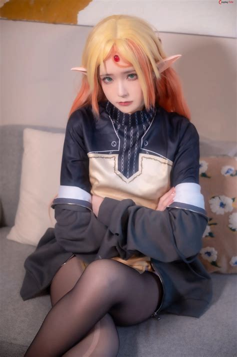 Quan冉有点饿 Cosplay Tsundere Elf Isekai Ojisan 71 Photos Cosplaytele