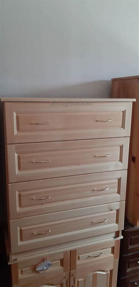 Скрин масив с 4 големи чекмеджета Скрин ракла Мебели за дома и офиса Пловдив Скрин ма