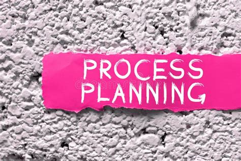 Text Caption Presenting Process Planning Business Idea The Development Of Goals Strategies Task