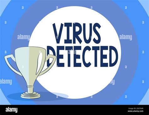 Sign Displaying Virus Detected Conceptual Photo A Computer Program Used To Prevent And Remove