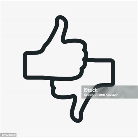 위 토론 최소한의 플랫 라인 스트로크 아이콘 그림 아래 손가락 기포에 대한 스톡 벡터 아트 및 기타 이미지 기포 대화 풍선