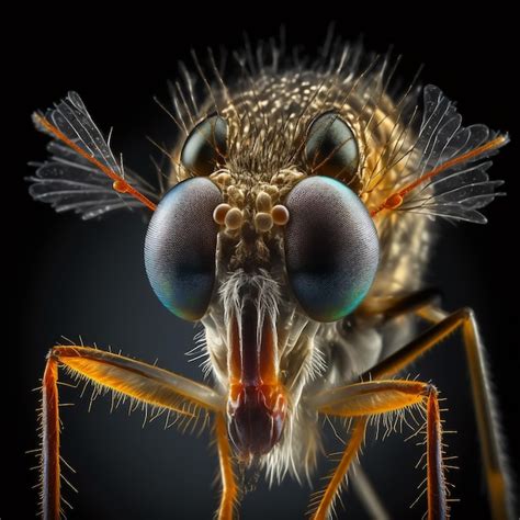 Premium Ai Image Generative Ai Macro Illustration Hyperrealistic Of A