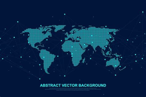 Premium Vector Global Structure Networking And Data Connection Concept Social Network