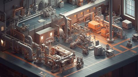 未来工厂数字艺术插画图片下载 正版图片402455203 摄图网