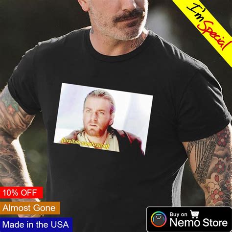 Obi Wan Kenobi Visible Confusion Shirt Tee Tops And Apparel