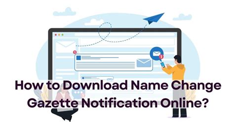 How To Download Name Change Gazette Notification Online EDrafter In