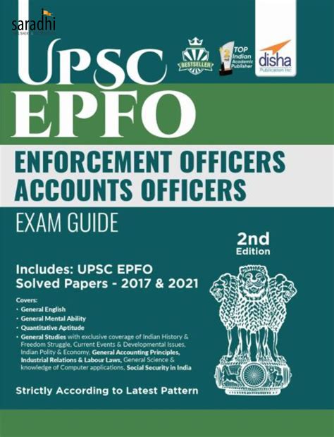 Upsc Epfo Enforcement Officers Accounts Officers Exam Guide 2nd Edition Disha Publications