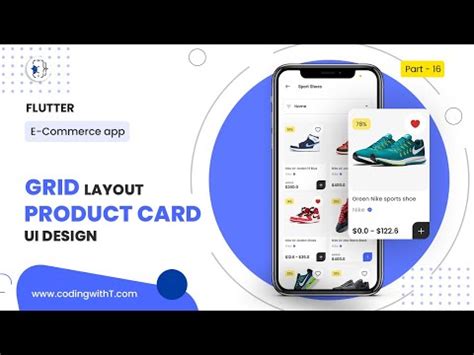 GridView UI Design with Flutter Flutter UI Design Speed Code Видео