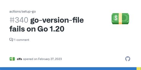 Go Version File Fails On Go Issue Actions Setup Go GitHub