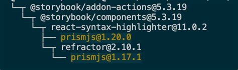 upgrade react syntax highlighter in order to delete security issue about prismjs · issue 11890