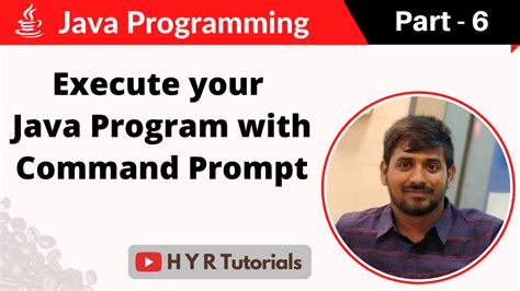 execute java program from command prompt part 6 core java h y r