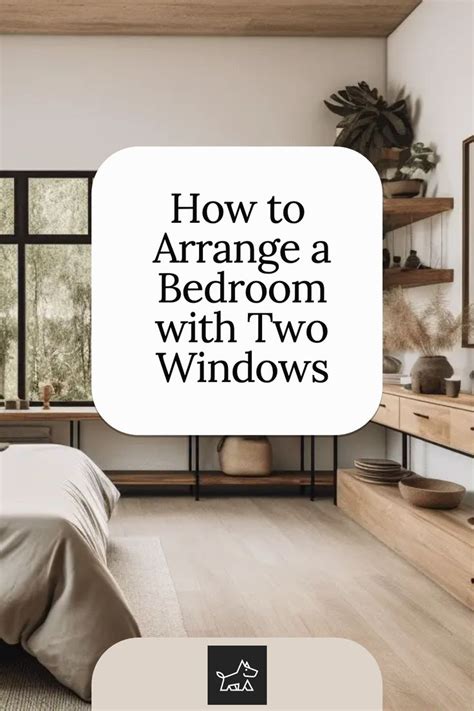How To Arrange A Bedroom With Two Windows For Symmetrical Layout