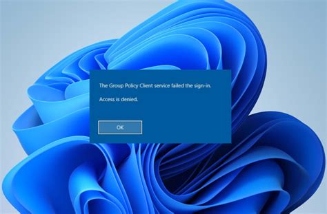 How To Fix The Group Policy Client Service Failed The Logon Error