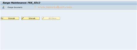 FPN SAP Tcode Number Range Maintenance FKK ED FPN SAP Tcode Number Range Maintenance FKK ED