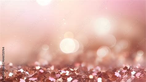 Rose Gold Background Glitter Texture Pink Sparkling Stock Illustration Adobe Stock