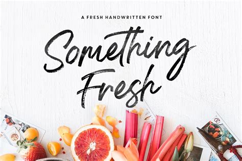 Something Fresh Script Fonts ~ Creative Market
