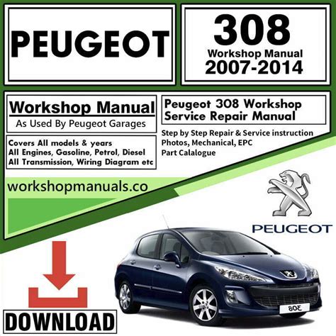 Peugeot 308 Workshop Repair Manual Download – Workshop Repair Manuals ...