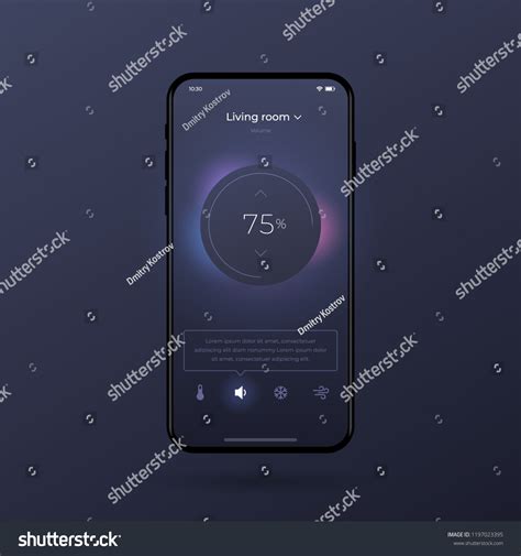 Dashboard Ui Ux Kit Control Center Stock Vector Royalty Free 1197023395