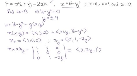 solved use a parameterization to find the flux sfean do of f zzi