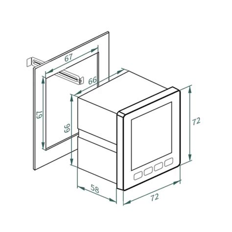 Scada System And Energy Management System RTU Multifunctional Electricity Meter Power Meter