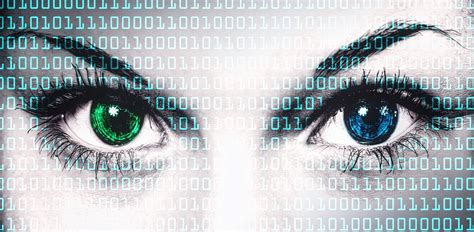 Free Photo Binary Computer Code On Human Face Online Privacy Concept