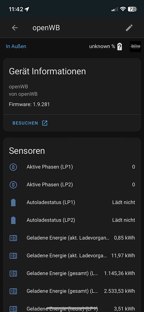 Integrate Openwb Wallbox Via Mqtt Configuration Home Assistant