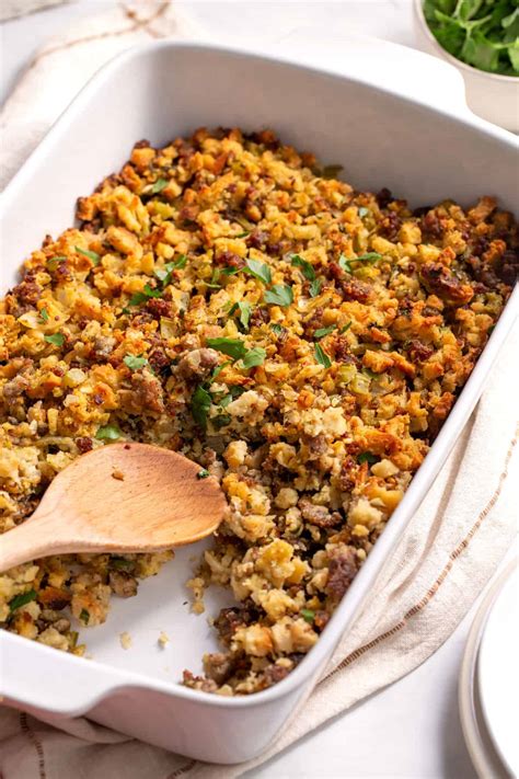 Easy Sausage Stuffing Recipe All Things Mamma