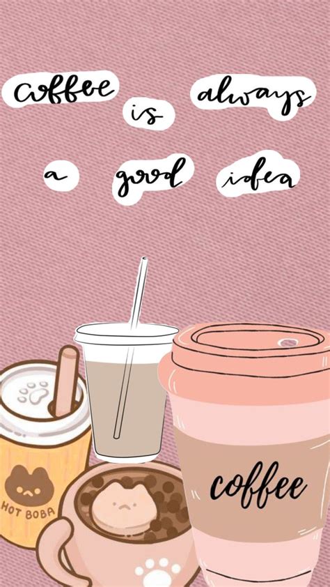 Cute Coffee Wallpapers 4k Hd Cute Coffee Backgrounds On Wallpaperbat