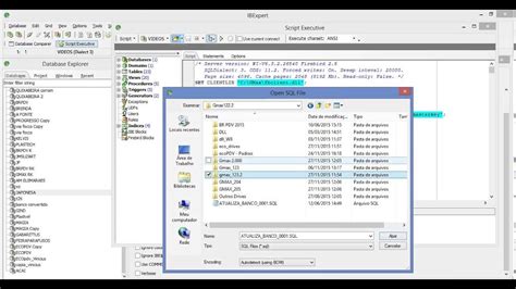 Atualizando Banco De Dados Firebird Pelo Ibexpert 1 Youtube