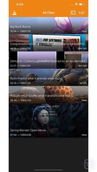 دانلود اپلیکیشن Vlc For Mobile برای آیفون آی اپس اپ استور ایرانی