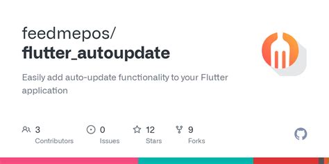 github feedmepos flutter autoupdate easily add auto update