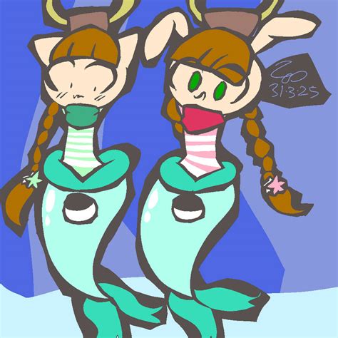 Fished Nyami And Mimi By Zakinodo On Deviantart