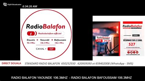 Radio Balafon Officiel Sacre Matin Du 30 Novembre 2022
