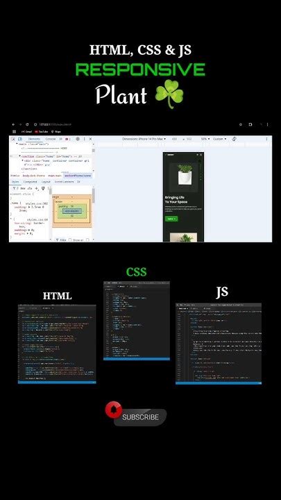 Responsive Plants ☘️webdesign Webdevelopment Responsivedesign Html