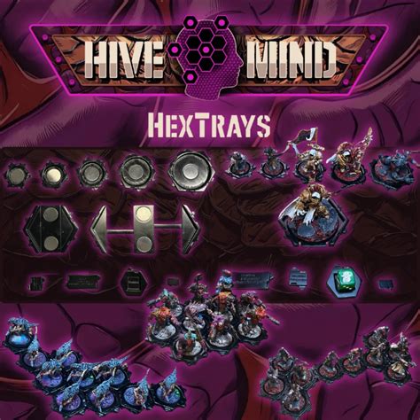 Hivemind Modular Hextrays And Fullmag Wargame Bases By Thesnotgoblin