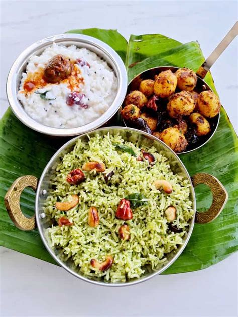 Best Coriander Rice Kothamalli Sadam Recipe Easy Variety Rice