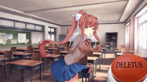 Monika Just Gif Monika Just Ddlc Discover Share Gifs Artofit