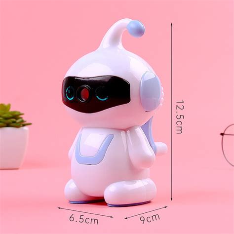 Cartoon Robot Manual Pencil Sharpener With Anti Sl Grandado