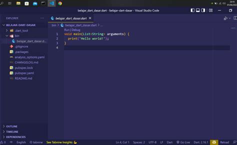 Tutorial Dart 3 Membuat Project Dart — — Website