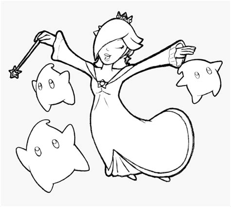 Princess Rosalina Luma Coloring Pages Coloring Pages