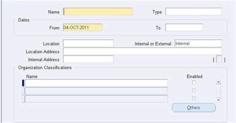 Oracle And Sap Free Learning How To Define Oracle Inventory Organization