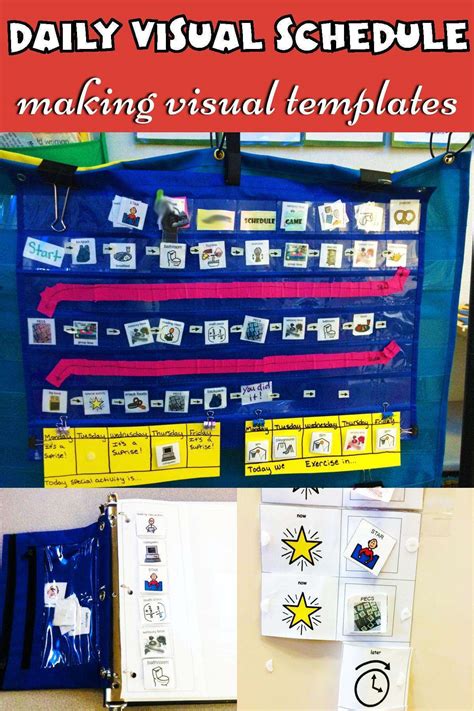 Editable Visual Schedule Templates For Autism Caroline Koehler At Celavora Education