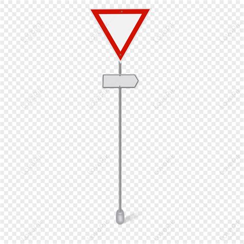 Red Triangle Warning Sign Indicator Triangle Signpost Guidepost Png Picture And Clipart Image
