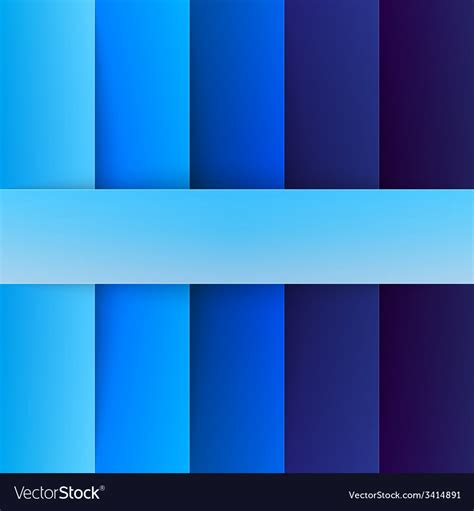 Abstract Blue Rectangle Shapes Background Vector Image