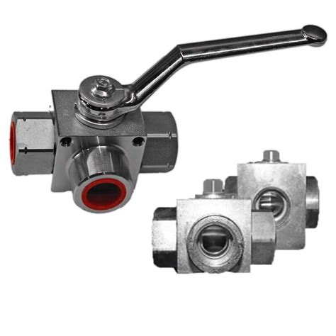 Bv3 06 Sae 3 Way Dual Port Ball Valve Hydraulic Tools Supply