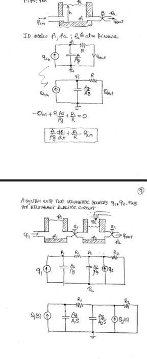 Solved A Draw The Equivalent Electric Circuit For The Chegg Com
