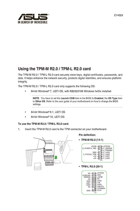 Asus Tpm M R2 0 Handleiding 8 Paginas