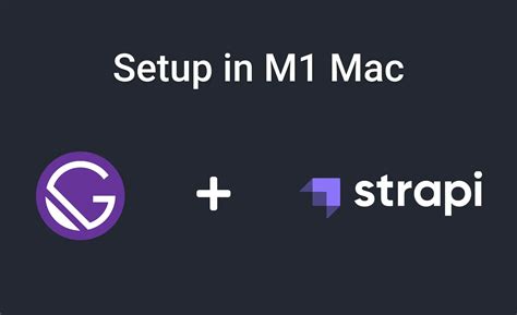 Setup Gatsby With Strapi In M1 Mac Prabin Poudel Rails Web App